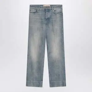 Valentino Garavani Medium Washed-effect Jeans - Blue