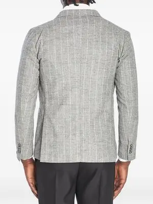 Tagliatore Montecarlo Boucle Double Breasted Blazer - Gray