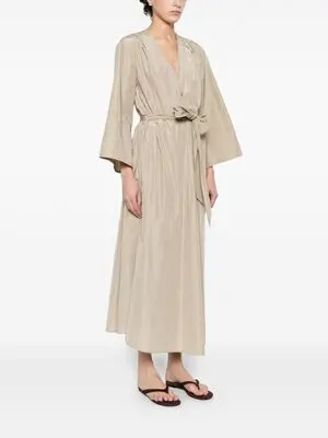 FORTE_FORTE Cotton Blend Midi Dress