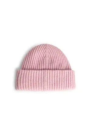 GANNI Rose Wool Beanie
