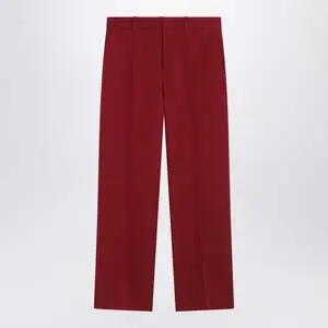 Gucci Wool Trousers - Red