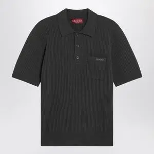 Gucci Military Wool And Cashmere Polo - Green