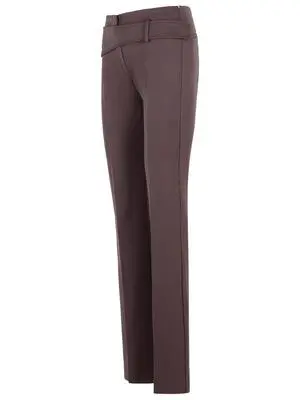 Sportmax Slim Fit Virgin Wool Blend Trousers