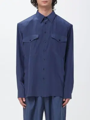 Saint Laurent Classic Silk Shirt - Blue