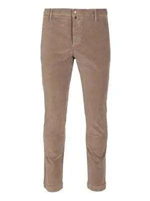 Jacob Cohen Slim Fit Corduroy Trousers - Cream