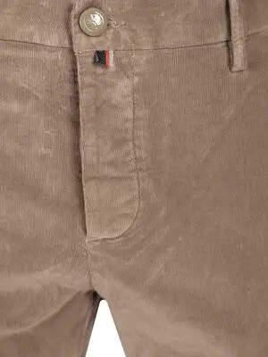 Jacob Cohen Slim Fit Corduroy Trousers - Cream