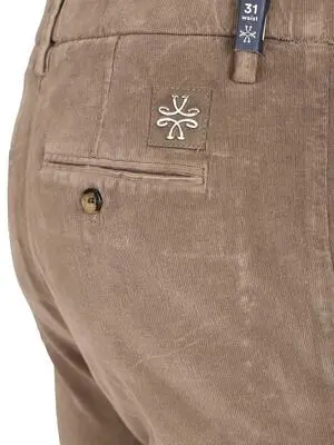Jacob Cohen Slim Fit Corduroy Trousers - Cream