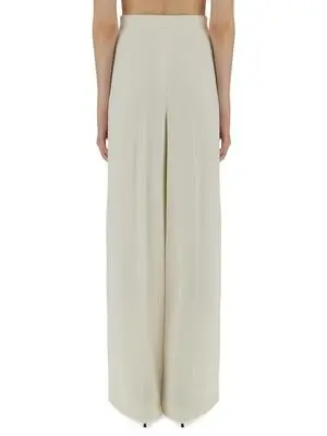 Max Mara Wide Pant Handcuff - Cream