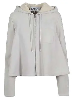 Loewe Leather Hooded Jacket