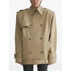 MUGLER Neutrals Jackets Biker Jackets - Cream