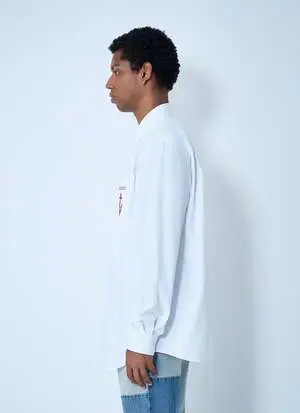 Gucci Logo Embroidery Button-down Shirt