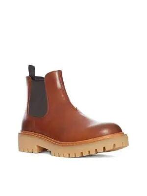 Prada Leather Chelsea Boots
