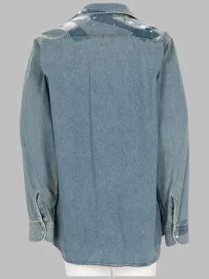 MAISON MARGIELA Denim Taped Shirt - Blue