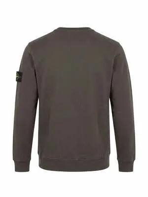Stone Island Organic Cotton Fleece Sweatshirt