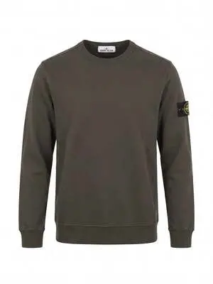 Stone Island Organic Cotton Fleece Sweatshirt - Multicolor