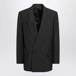 Gucci Double-breasted Technical Panama Jacket - Black