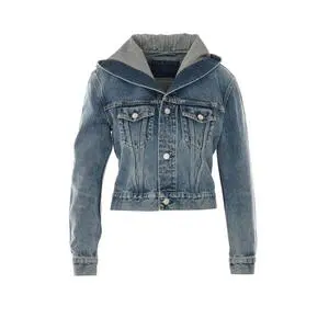 Alaïa Trucker Denim Jacket - Blue