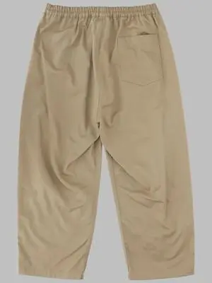 MAISON MARGIELA Cotton Blend Low Crotch Trousers - Cream