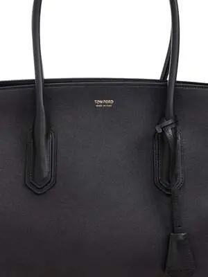 TOM FORD Large Leather Shopping Bag