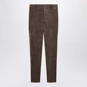 Gucci Stretch Velvet Leggings - Brown