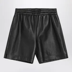 Gucci Leather Bermuda Shorts - Black