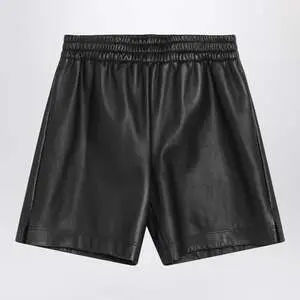 Gucci Leather Bermuda Shorts - Black