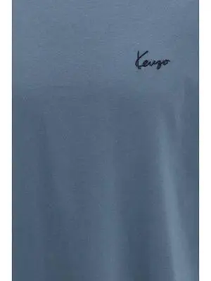 Kenzo Signature Embroidered Cotton T-shirt