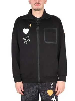 BOSS Sweatshirt With Logo - Black