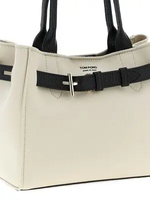 TOM FORD Audrey Small Canvas Tote Bag