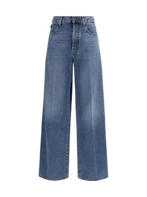 Jacob Cohen Wide 5 Pocket Jeans - Blue