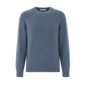 Brunello Cucinelli Wool, Alpaca And Cashmere Sweater - Blue