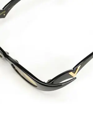 Valentino Garavani Acetate Sunglasses - Black