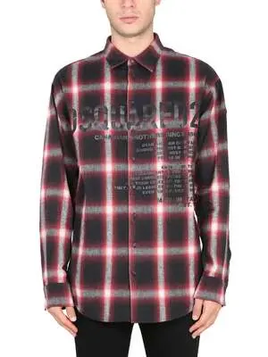 Dsquared2 Logo Print Shirt - Multicolor