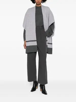Max Mara Cashmere Wool Cape - Multicolor