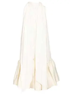 ROTATE BY BIRGER CHRISTENSEN Gathered Mini Dress - White