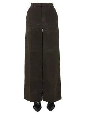 Dsquared2 Wide Leg Corduroy Pants - Brown