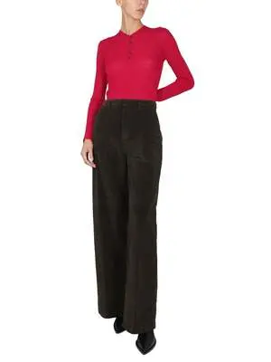 Dsquared2 Wide Leg Corduroy Pants - Brown