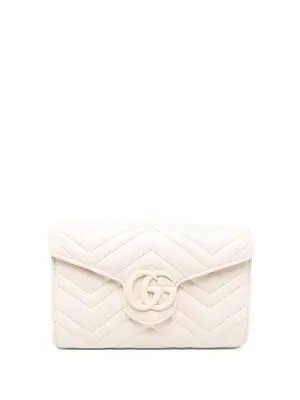 Gucci Gg Marmont Leather Wallet On Chain