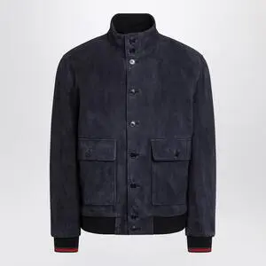 Gucci Leather Jacket - Blue