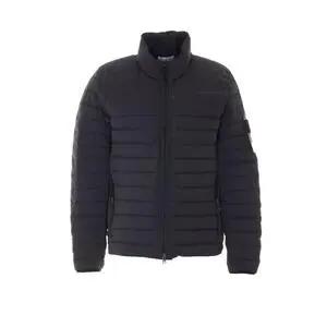 Stone Island Seamless Tunnel Logo Down Jacket - Blue