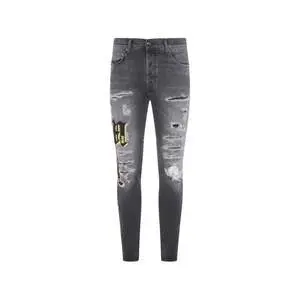 Amiri Grey Denim Skinny Jeans - Gray