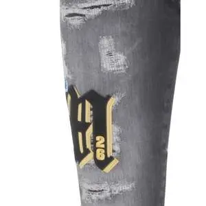 Amiri Grey Denim Skinny Jeans