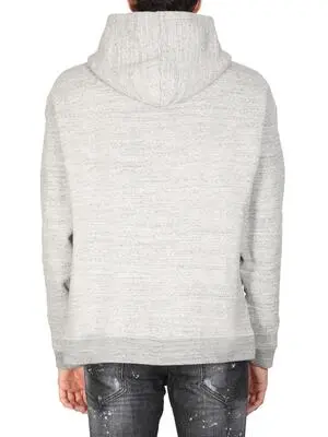 Dsquared2 Camo Patch Hoodie - Gray