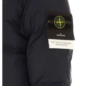 Stone Island Matt Ripstop Cordura Logo Down Jacket