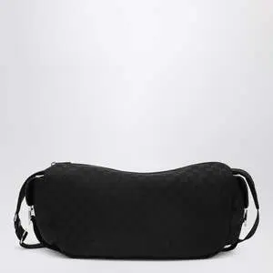 Gucci Large Crossbody Bag In Gg Fabric - Black