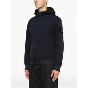 Stone Island Hooded Jacket - Blue