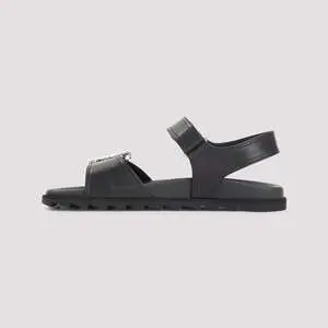 ROGER VIVIER Slidy Viv Strass Sandals - Black