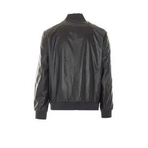 Gucci Logo Leather Bomber