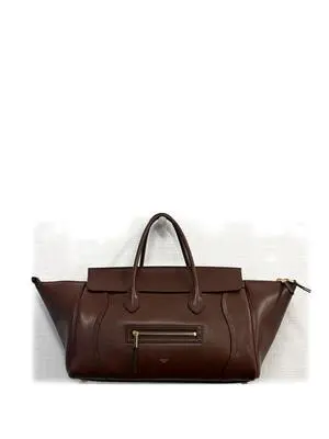 Celine Medium Luggage Leather Tote Bag - Multicolor