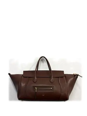 Celine Medium Luggage Leather Tote Bag - Multicolor